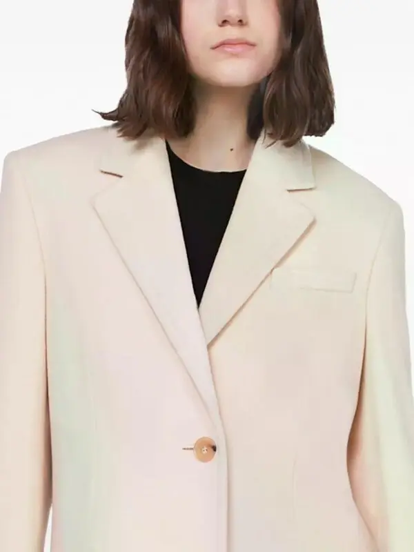 Stella McCartney Single-breasted Wool Coat