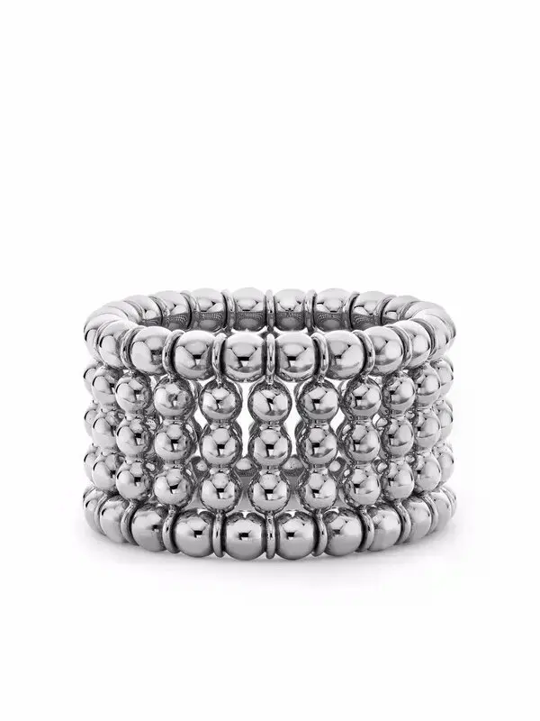 PRAGNELL 18kt White Gold Bohemia Expandable Ring - Silver