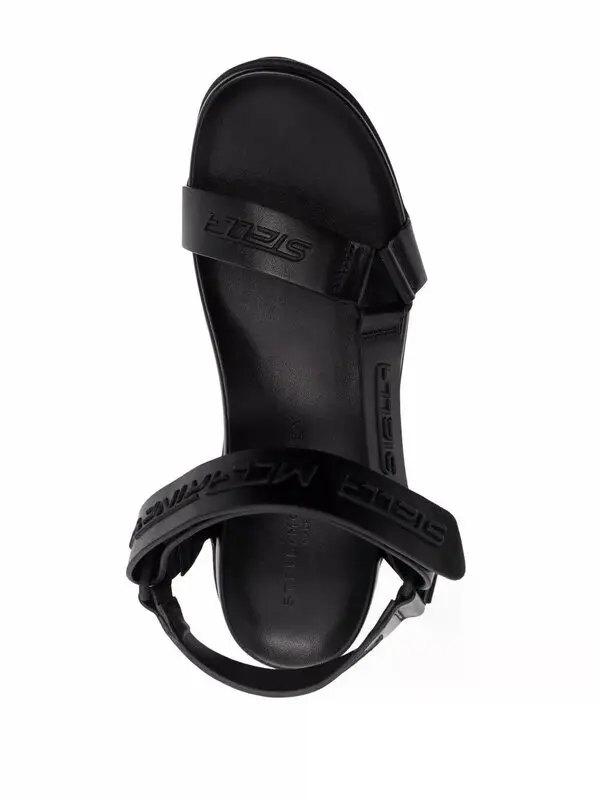 Stella McCartney Trace Logo-embossed Flatform Sandals