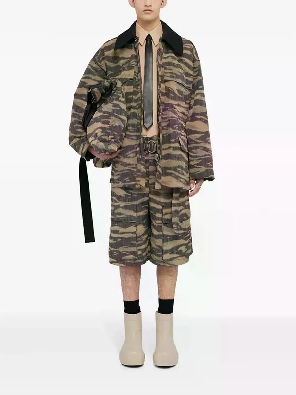 JIL SANDER Camouflage Print Jacket