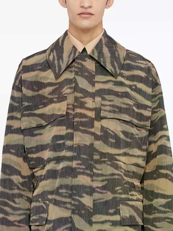 JIL SANDER Camouflage Print Jacket