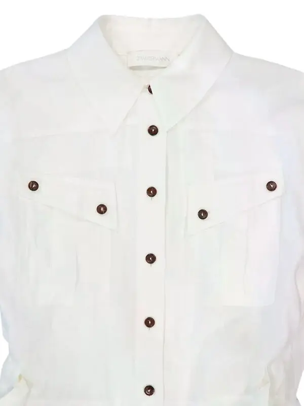 Zimmermann Rhiannon Belted Playsuit