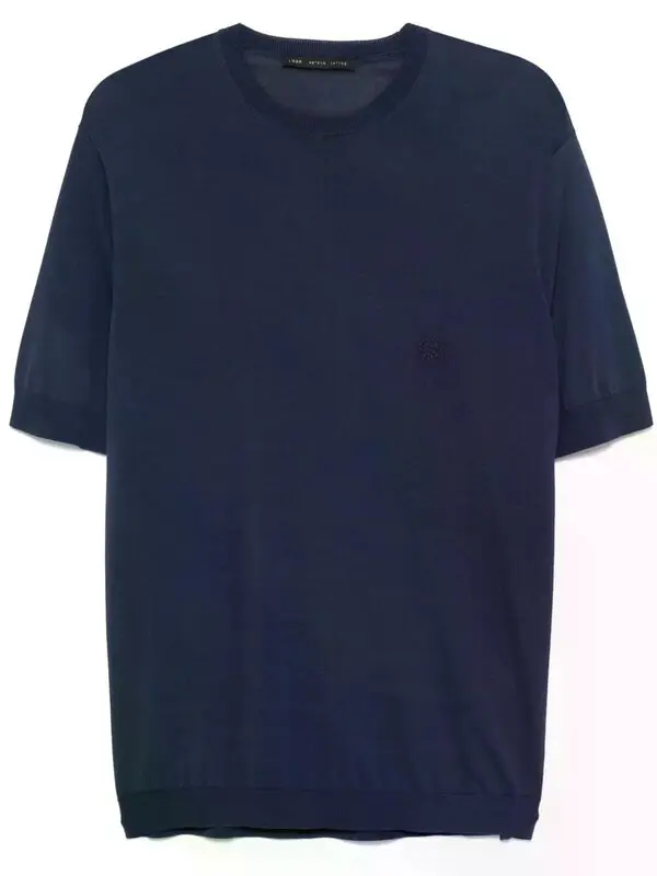 LOW BRAND Fine-knit T-shirt