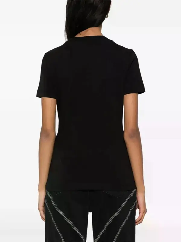 Versace Upside-down Logo Cotton T-shirt