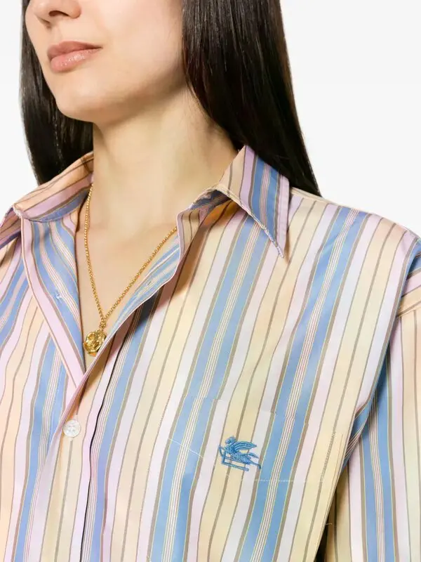 Etro Striped Cotton Shirt
