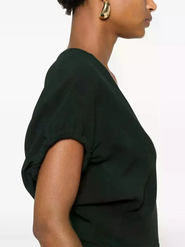 Victoria Beckham V-neck Midi Dress - Green