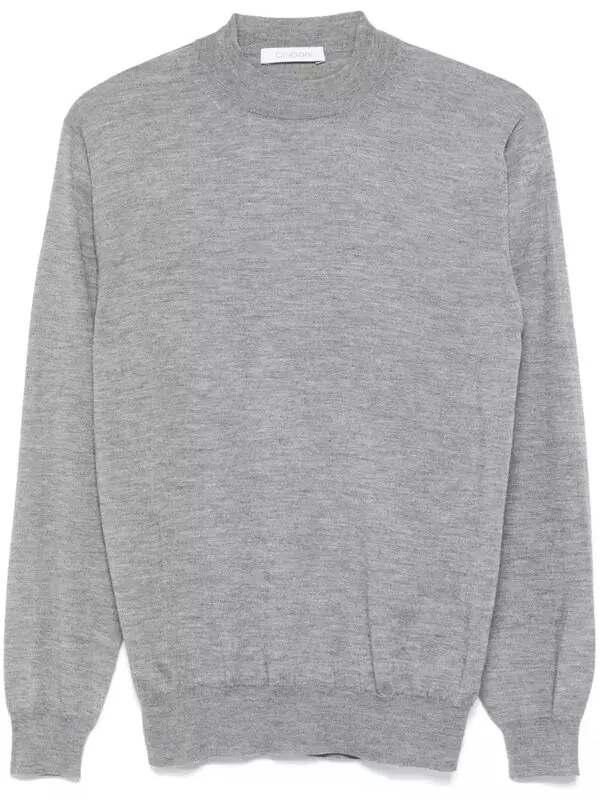 CRUCIANI Fine-knit Cashmere-silk Blend Sweater
