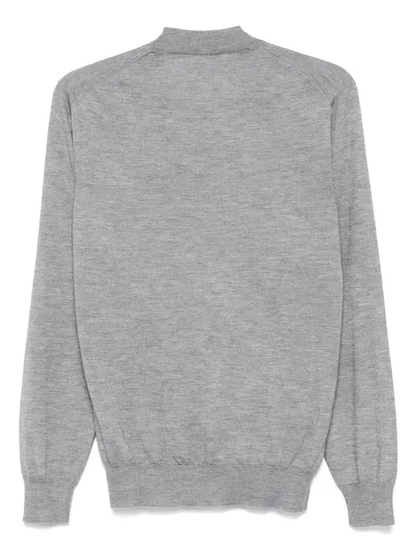 CRUCIANI Fine-knit Cashmere-silk Blend Sweater