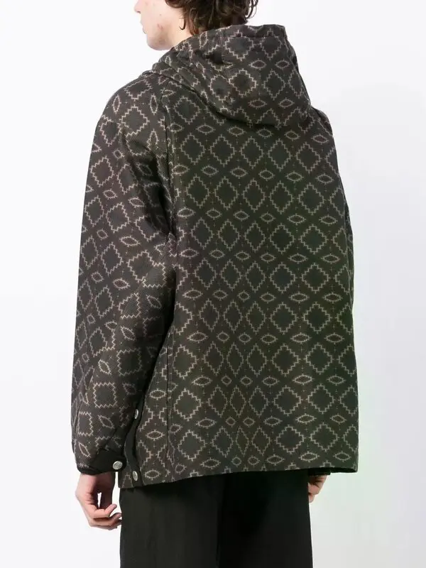 WHITE MOUNTAINEERING Geometric Pattern Half-zip Jacket