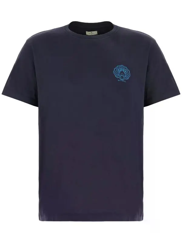 Etro Logo-print Cotton T-shirt