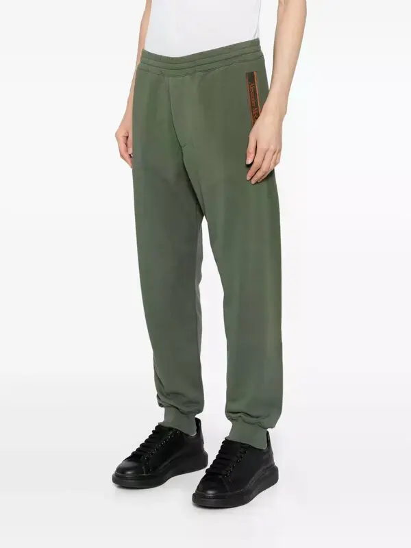 Alexander McQueen Slim-fit Cotton Track Pants