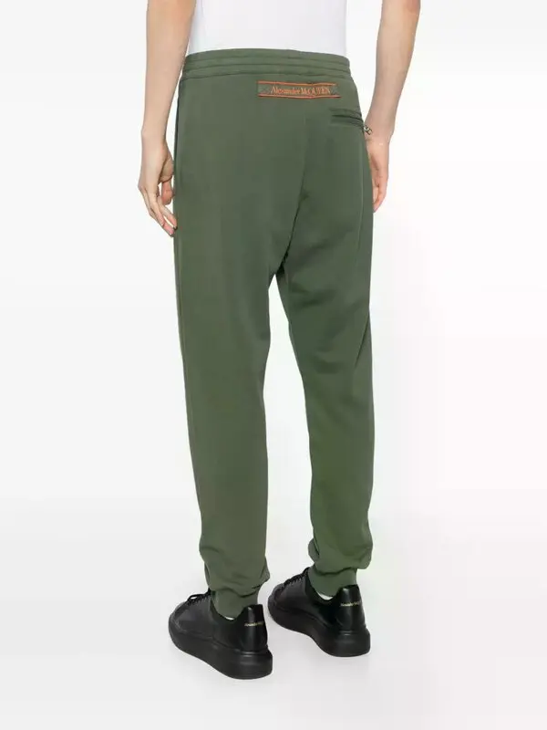 Alexander McQueen Slim-fit Cotton Track Pants