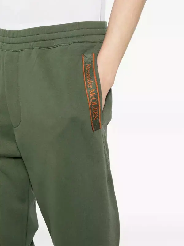 Alexander McQueen Slim-fit Cotton Track Pants