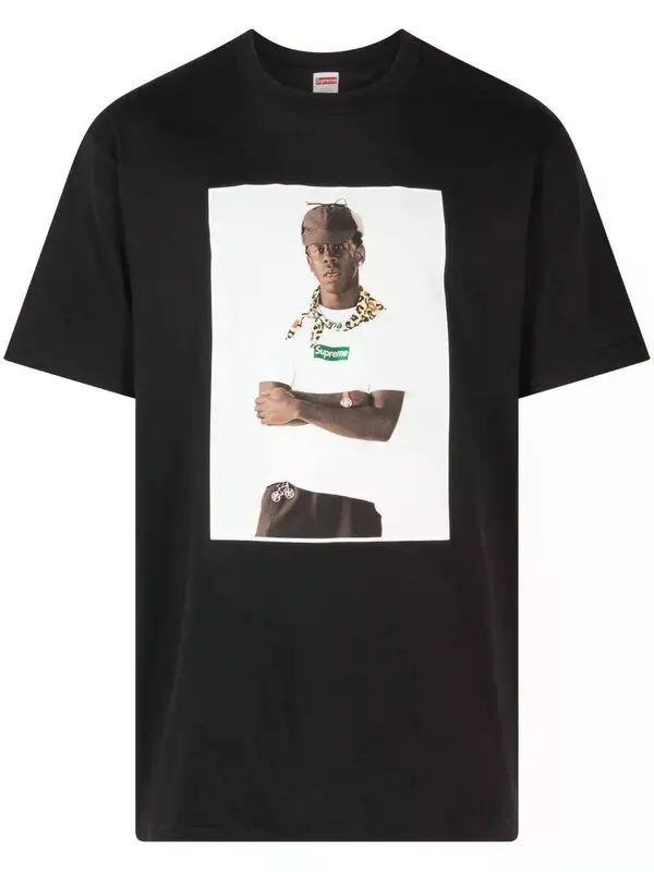 Supreme X Tyler The Creator Printed T-shirt - Black
