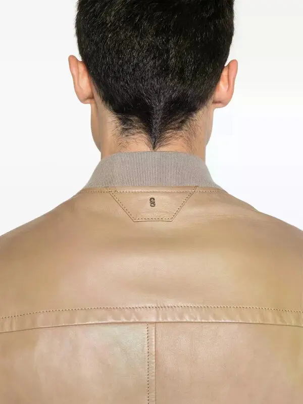 SALVATORE SANTORO Leather Bomber Jacket