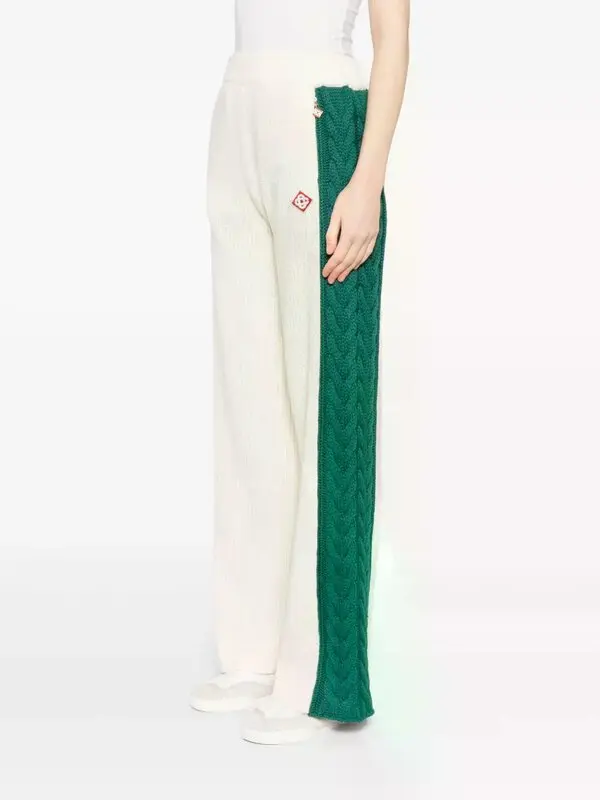 Casablanca Cable-knit Trousers