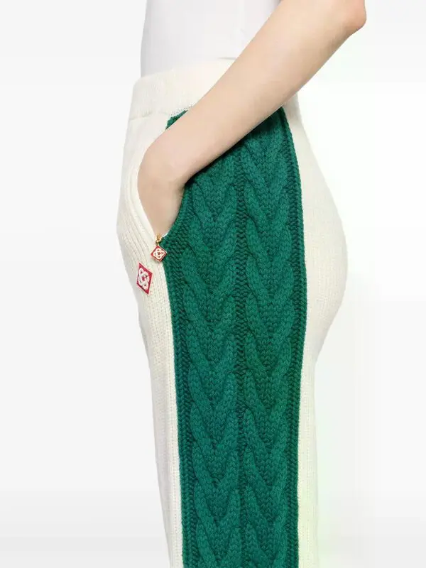 Casablanca Cable-knit Trousers