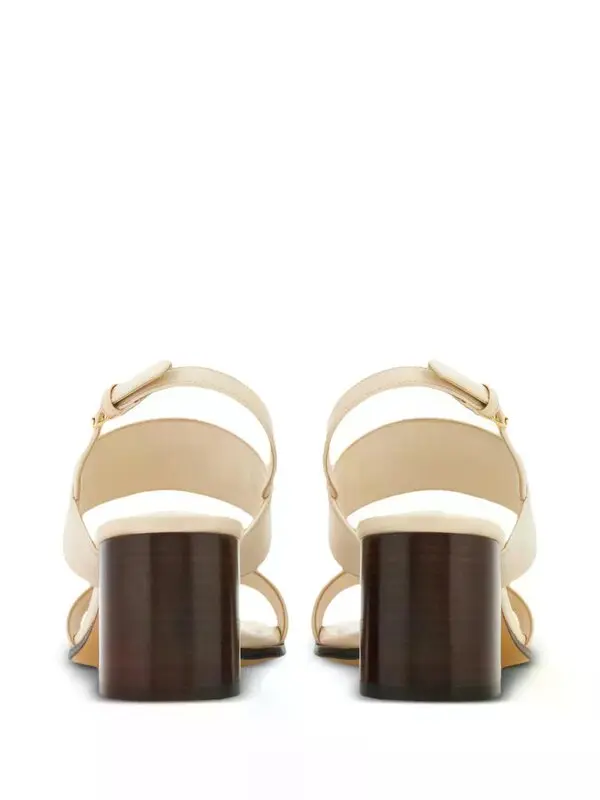 FERRAGAMO 55mm Gancini-buckle Leather Sandals