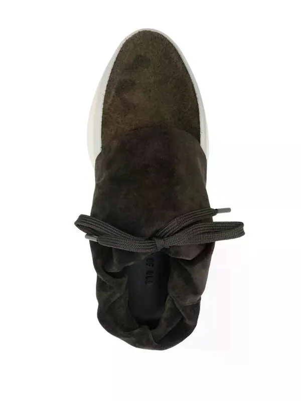 Fear Of God Calf Suede Moc Sneakers - Green