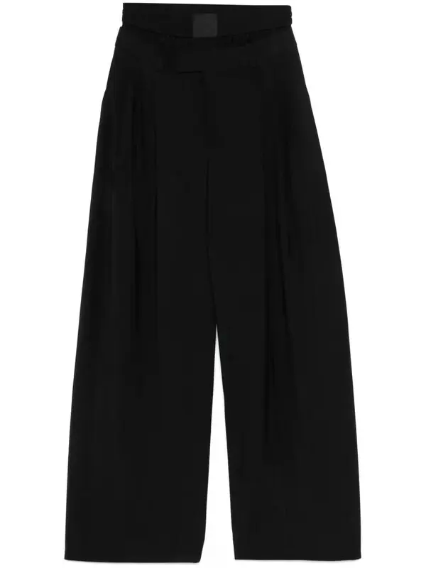 Alexander Wang Boxer Detailed Wide-leg Trousers