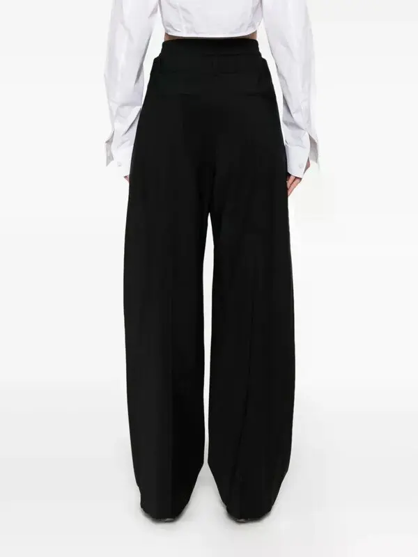 Alexander Wang Boxer Detailed Wide-leg Trousers
