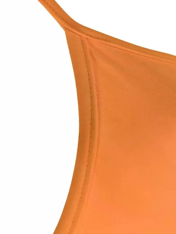 MANOKHI Scoop Neck Backless Swimsuit - Orange