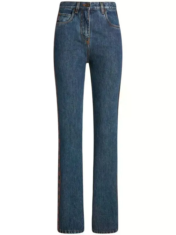 Etro Side-appliqué Jeans