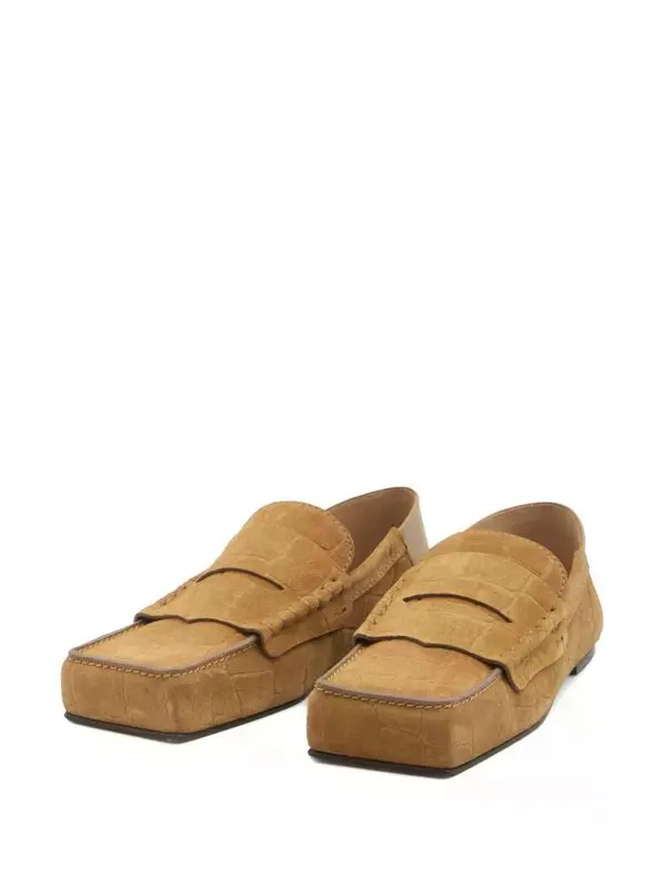 Jacquemus Carré Loafers - Brown