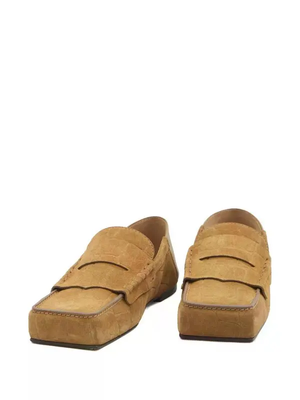 Jacquemus Carré Loafers - Brown