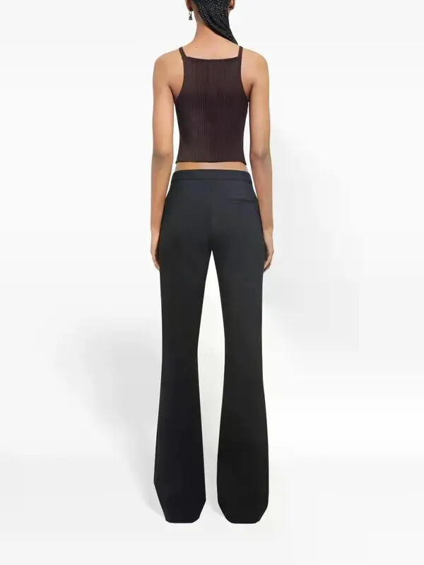 COURREGES Pointy Rib-knit Tank Top