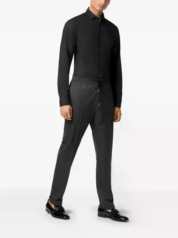 Philipp Plein Wool Track Pants