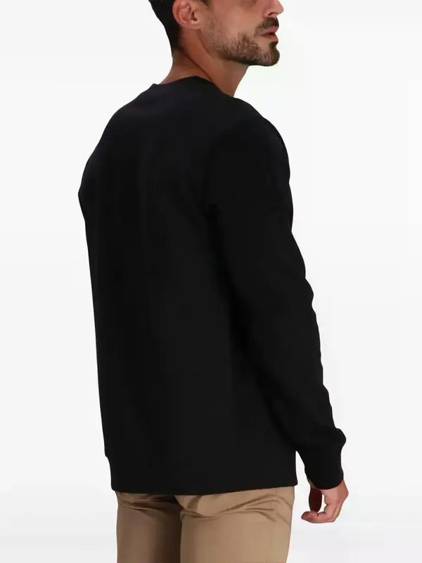 BOSS Logo-patch Crew-neck Sweatshirt