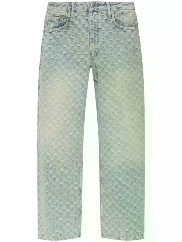 MISBHV Monogram-jacquard Jeans
