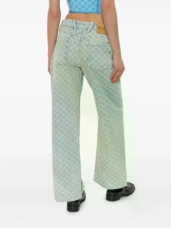 MISBHV Monogram-jacquard Jeans