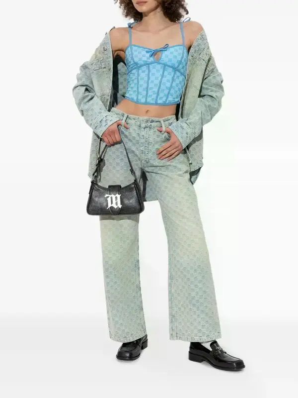 MISBHV Monogram-jacquard Jeans