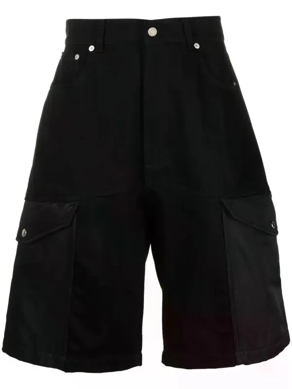 Alexander McQueen Hybrid Denim Cargo Shorts