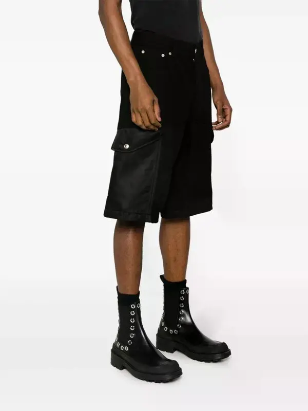 Alexander McQueen Hybrid Denim Cargo Shorts