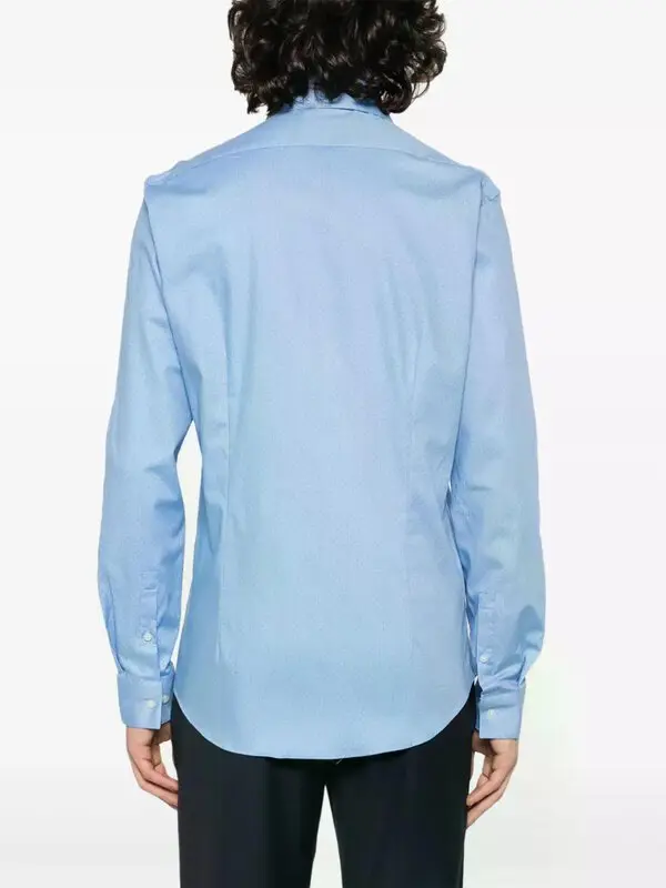Calvin Klein Dot-print Cotton Shirt
