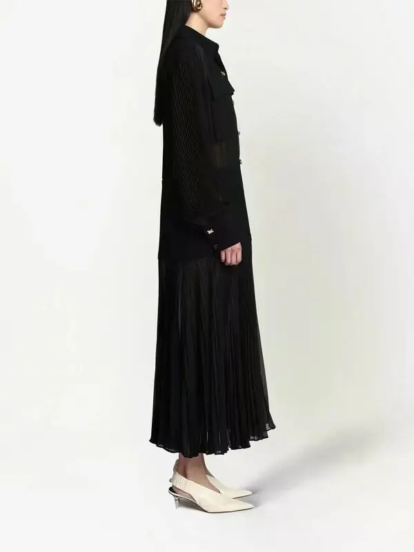 Proenza Schouler Plissé-effect Shirt Dress