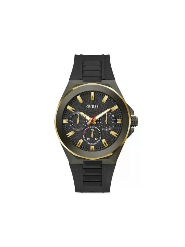 Guess 46mm Chronograph Watch - Black