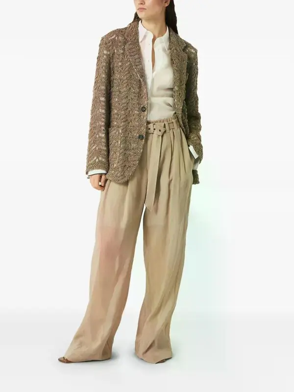 Brunello Cucinelli Lace-appliqué Blazer