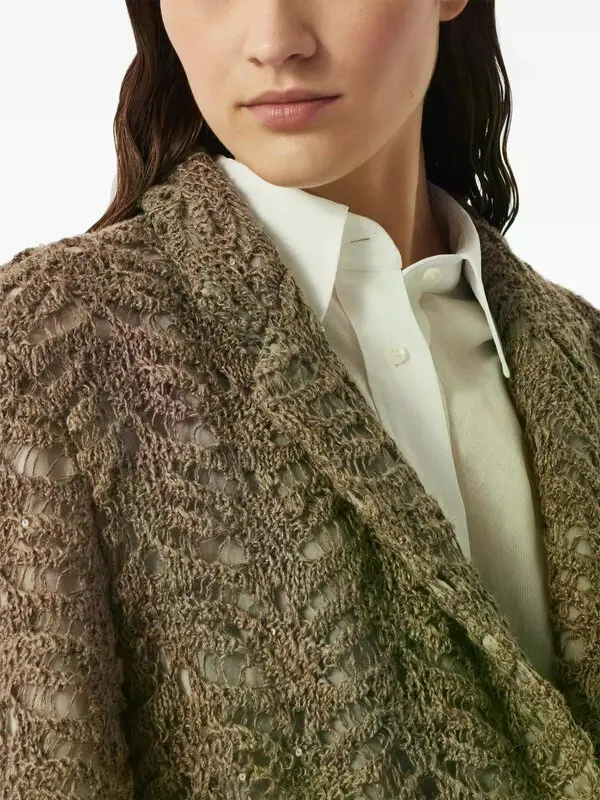 Brunello Cucinelli Lace-appliqué Blazer