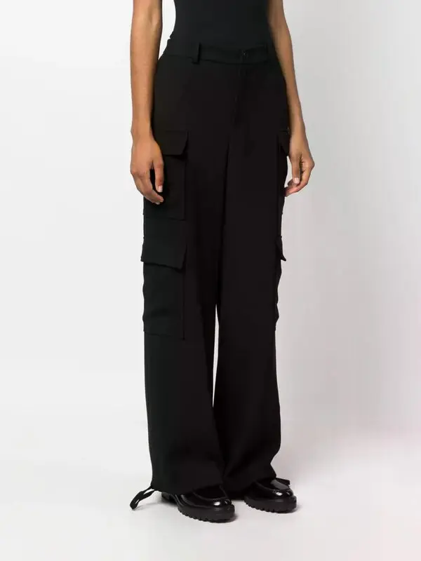 P.a.r.o.s.h Multi-pocket Straight Trousers