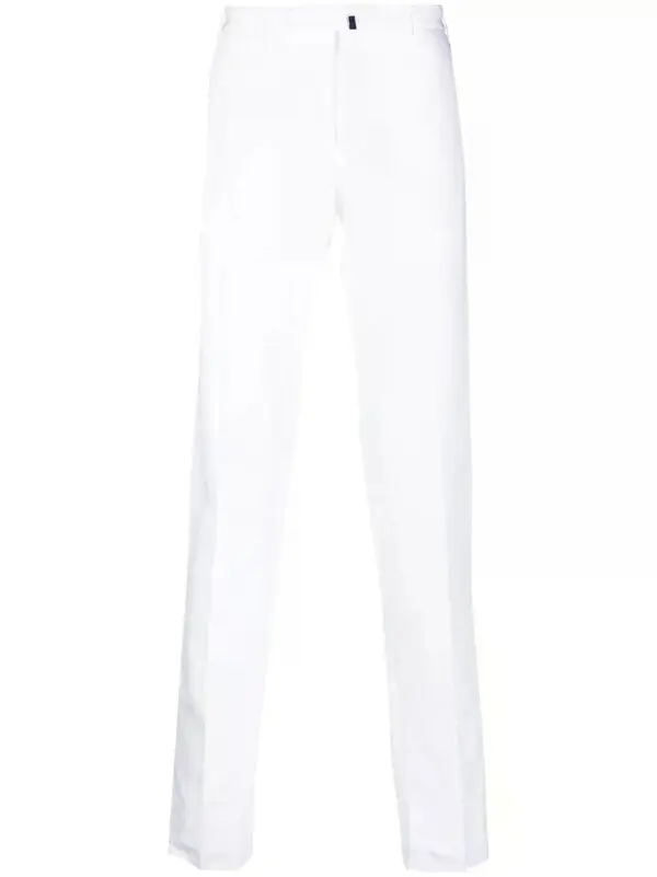 Incotex Straight-leg Linen-cotton Trousers