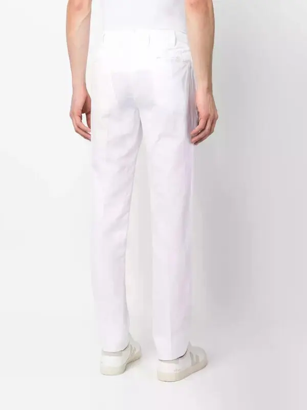 Incotex Straight-leg Linen-cotton Trousers