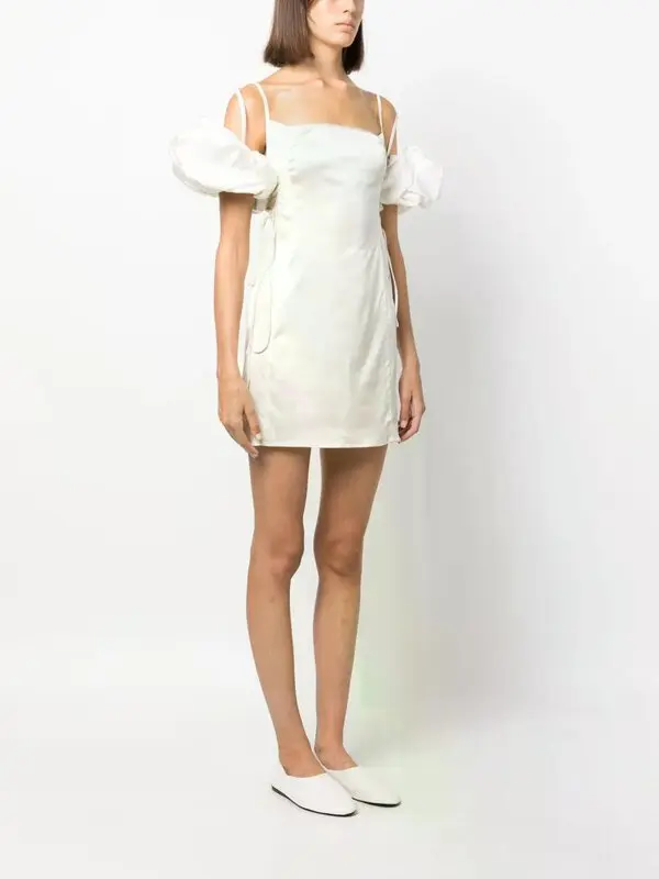 Jacquemus La Mini Robe Chouchou Minidress - White