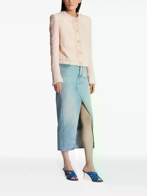 Balmain Tweed Jacket - Pink