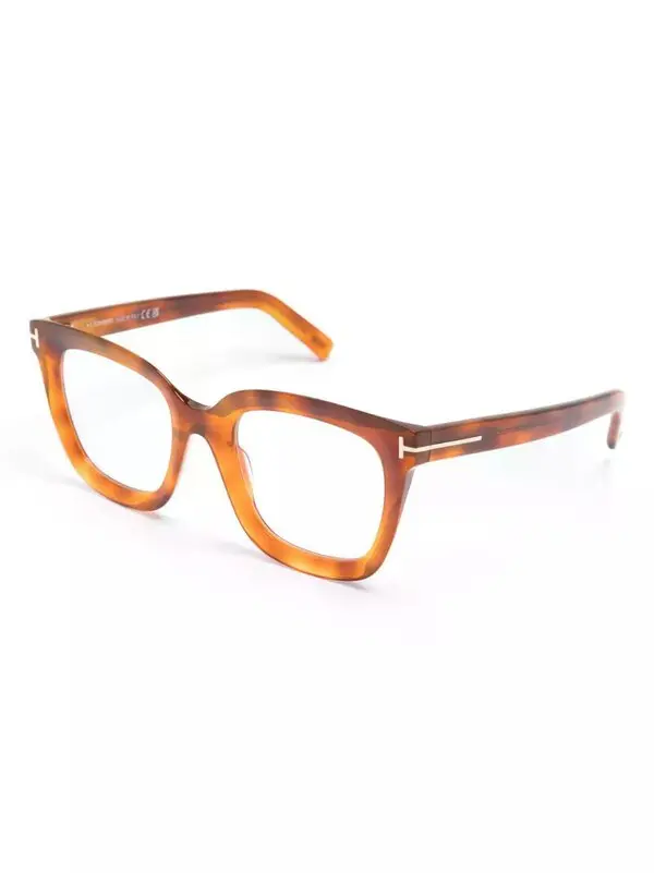 TOM FORD Tortoiseshell Square-frame Glasses