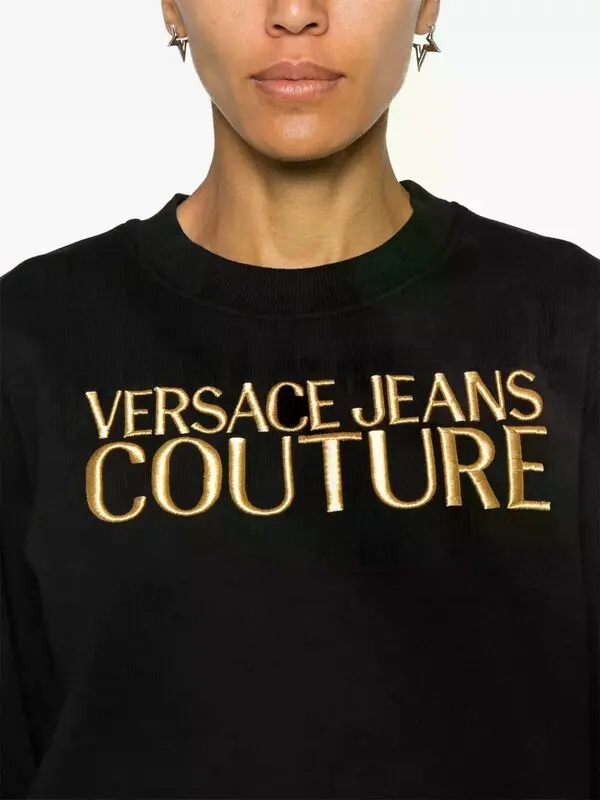 Versace Logo-embroidered Sweatshirt