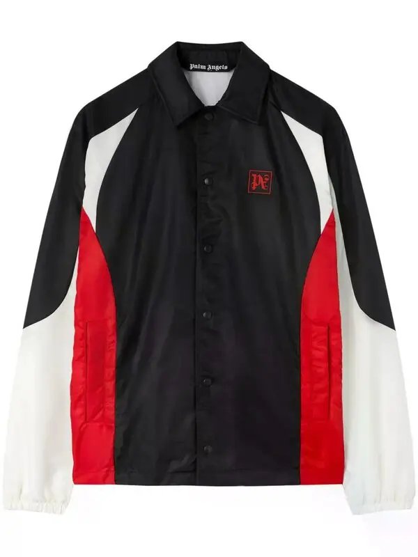 Palm Angels Logo-print Panelled Jacket